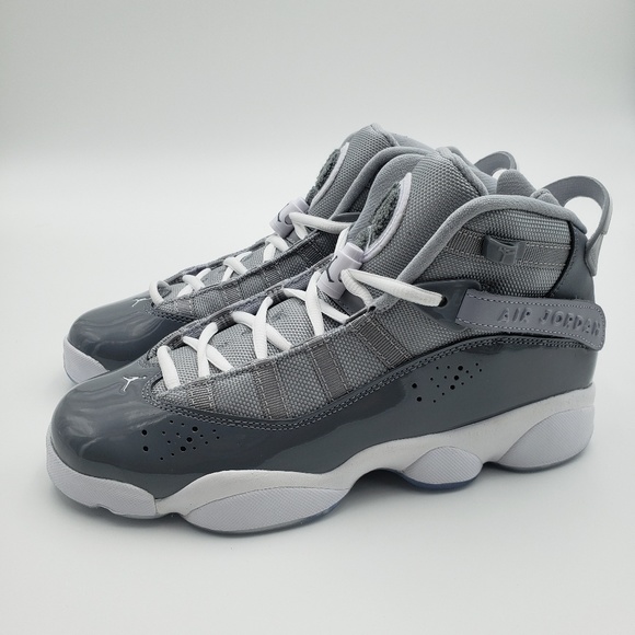 Jordan | Shoes | Nike Air Jordan 6 Rings Gs Cool Grey White Basketb ...